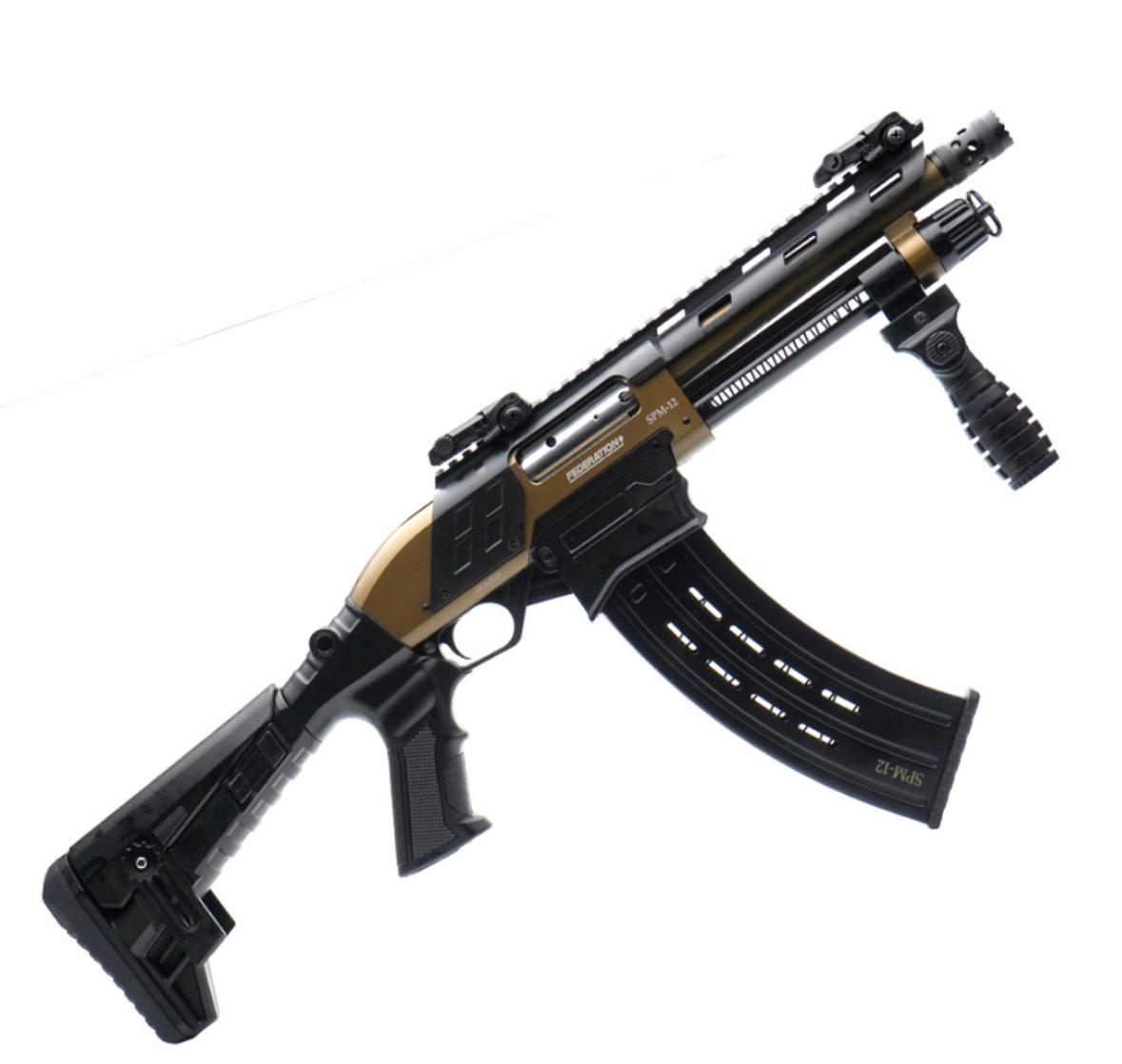 Never fired, 2x magazines, Federation firearms SPM-12 pump · Sporting ...