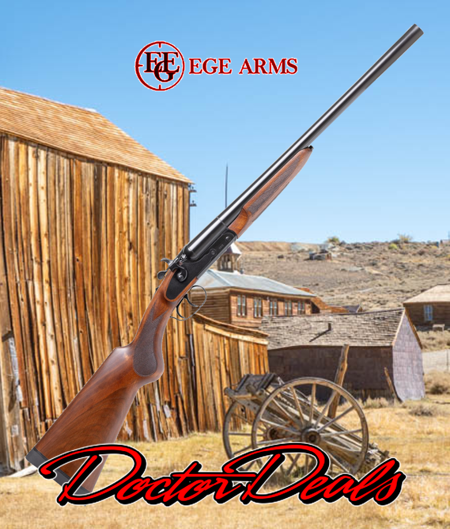 Ege Arms, CG12, 12 Gauge Coach Gun, side by side, exposed hammer ...