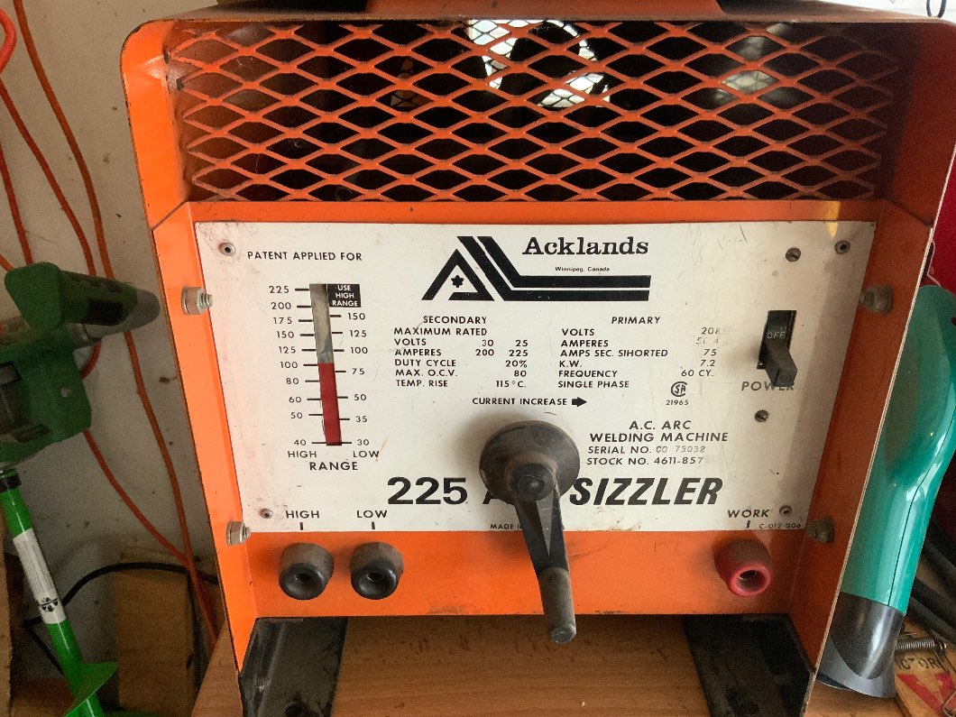 Acklands 225 sizzler stick welder · Tools and Equipment in Lethbridge ...